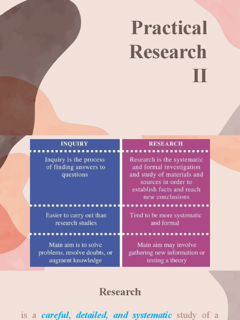Practical Research | PDF | Quantitative Research | Experiment