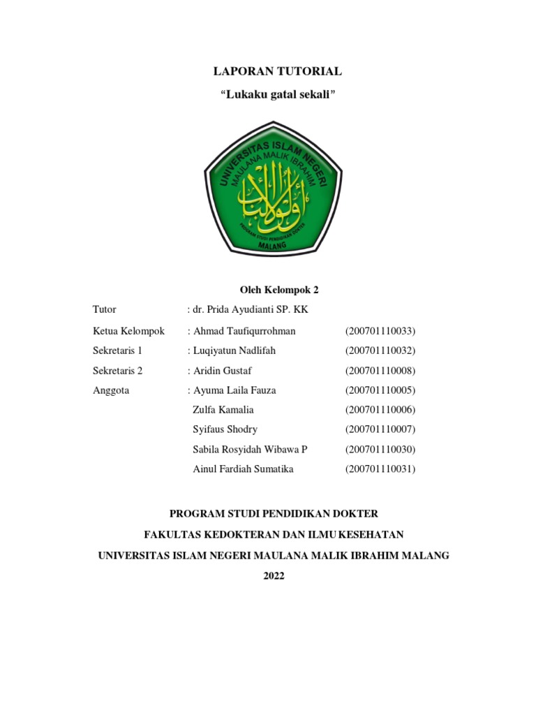Laporan Tutorial Integumen Kelompok 2 Sk.1 | PDF