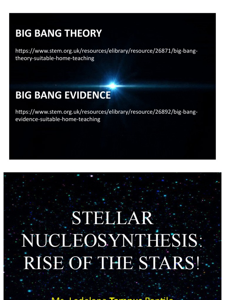 Stellar Nucleosynthesis | PDF