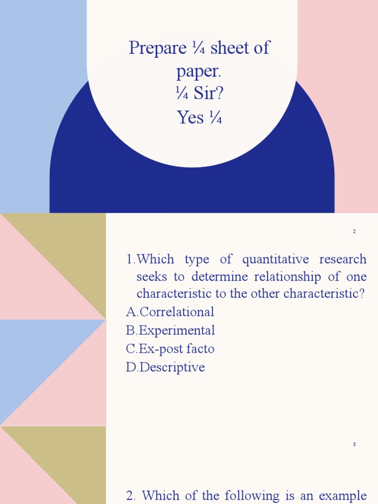 Quiz Pdf Categorical Variable Level Of Measurement