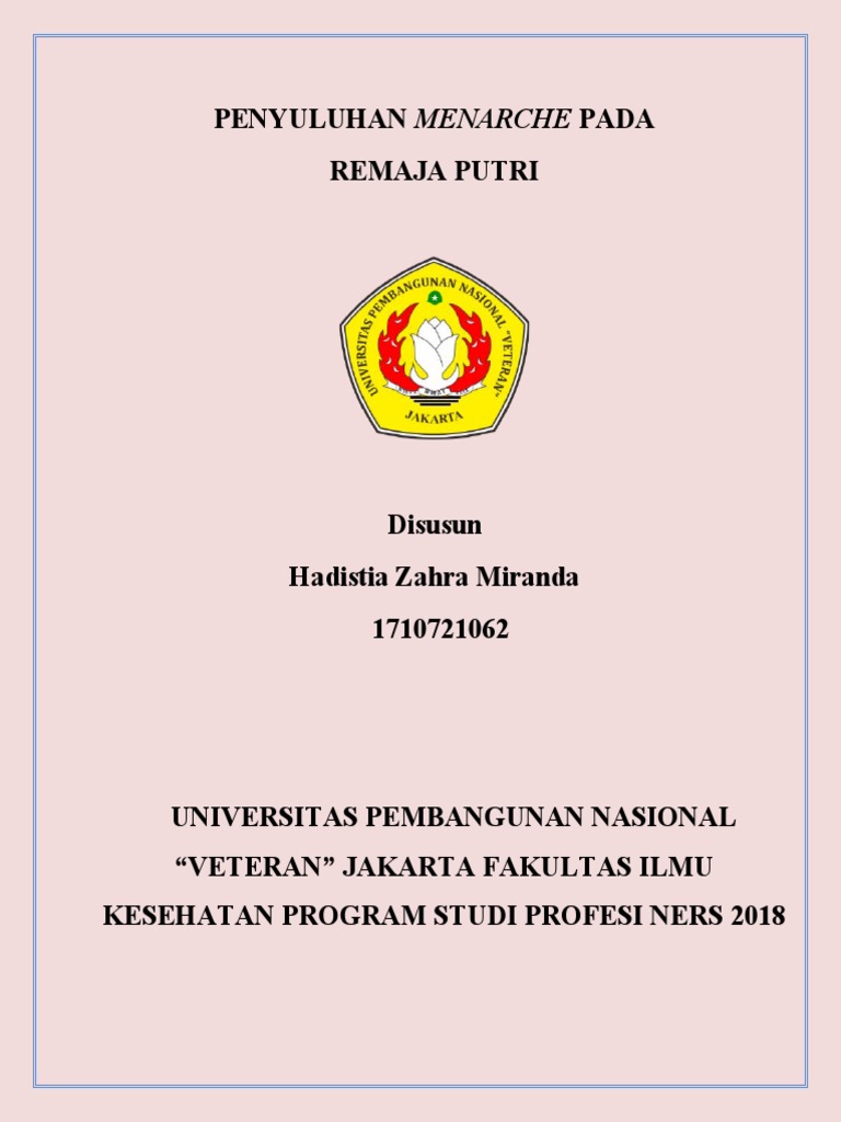 Lembar Balik Penyuluhan Menarche | PDF