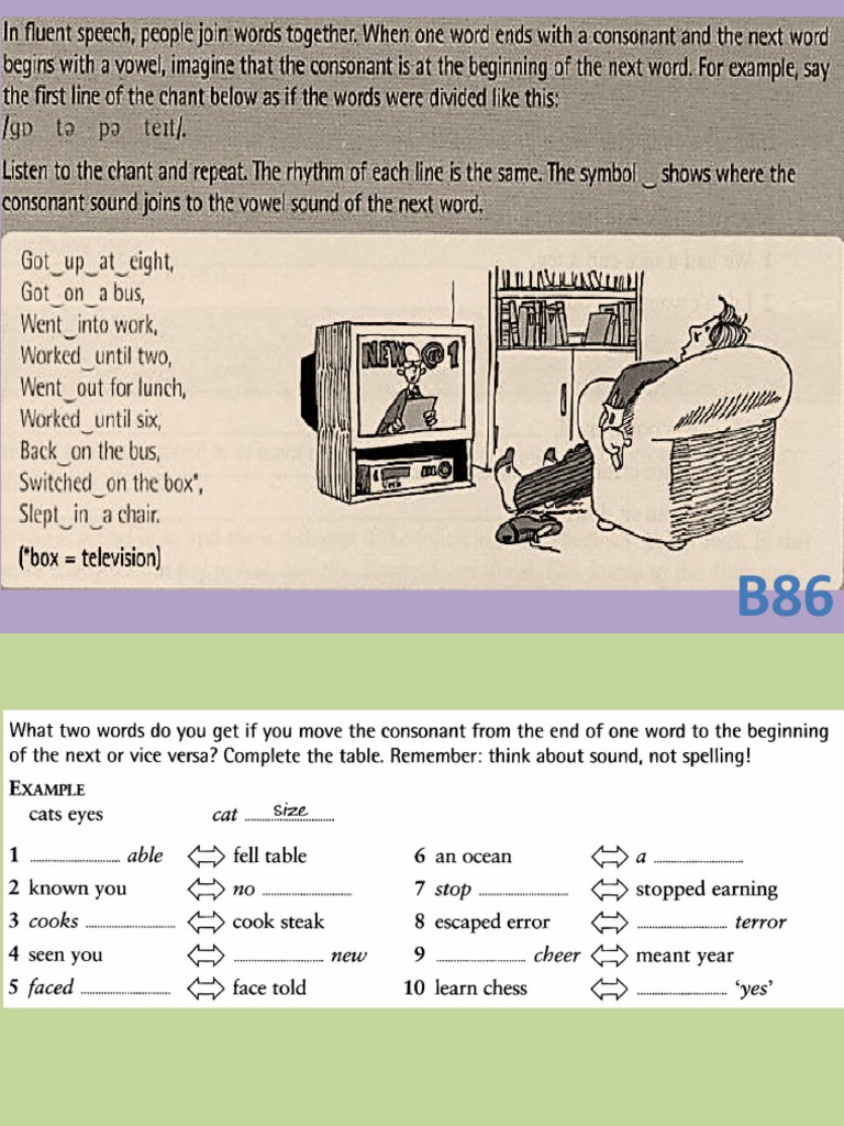 Linking (Phonetics) | PDF
