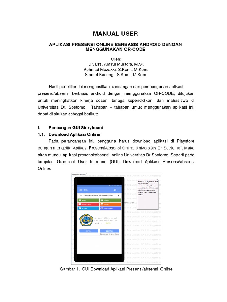 Aplikasi Presensi Online QR-Code Android | PDF
