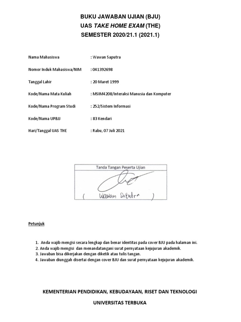 The 041392698 Msim4208 Wawan | PDF