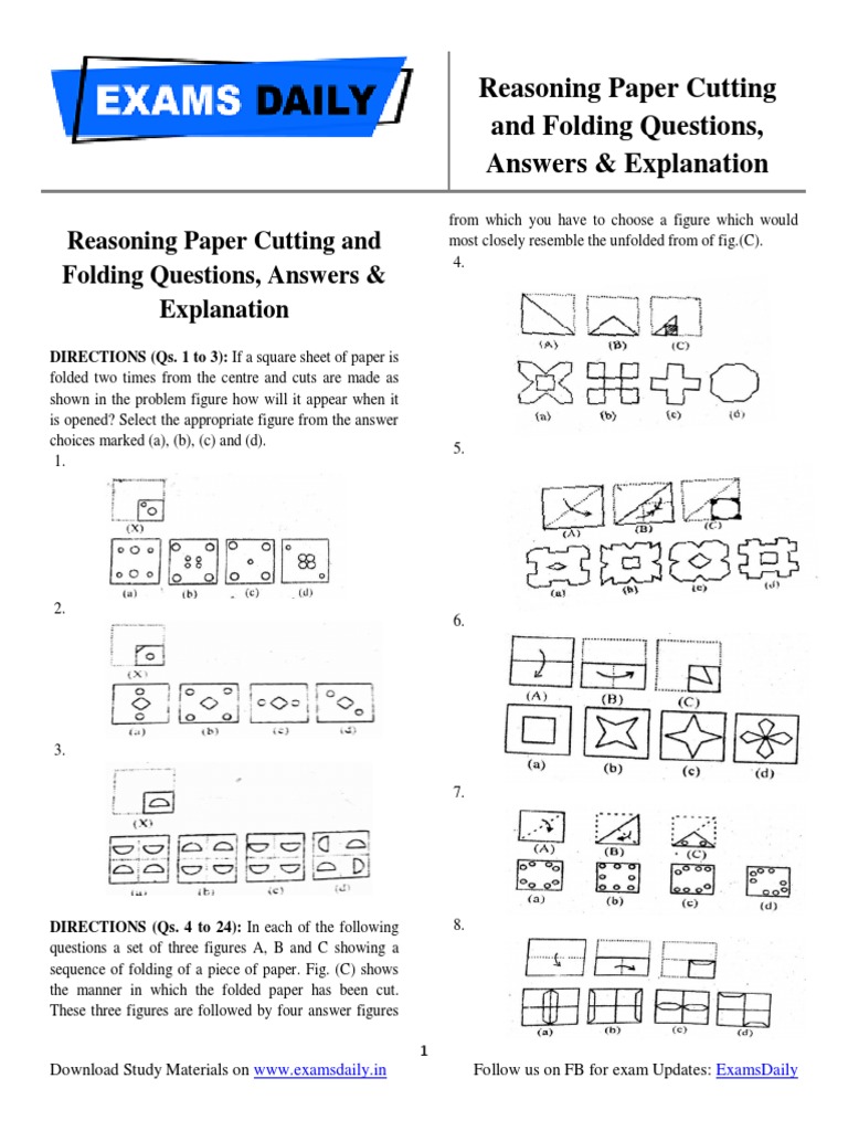 Paper Folding Q A | PDF