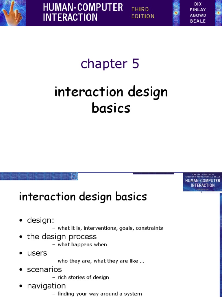 HCI Chapter 5 | PDF | Usability | Design