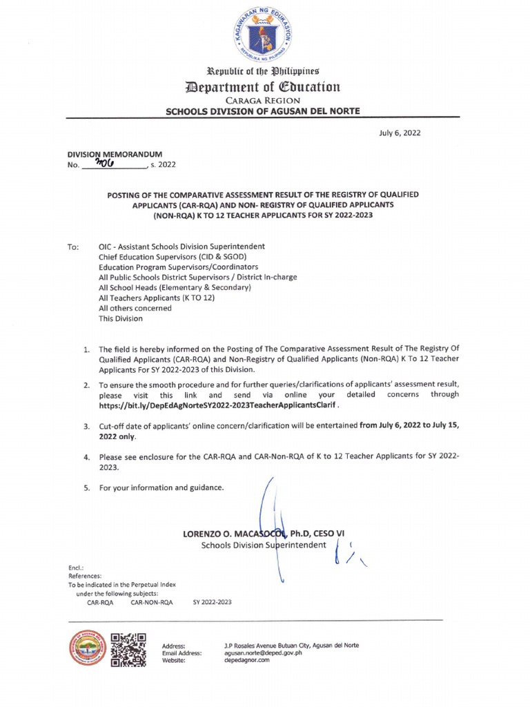 62cfc0a31463470019fba238_DM306s2022 - Posting of the Comparative ...