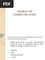 Barnlund's Transactional Model of Communication | PDF | Communication ...