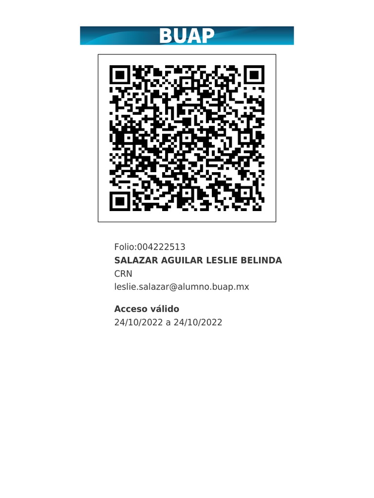 QR Buap 004222513 2022-10-24 | PDF
