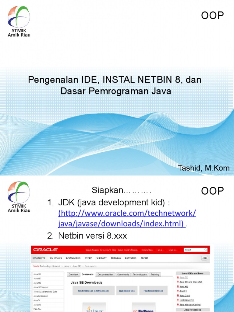 Panduan Instalasi NetBeans & Java | PDF | Teknologi & Rekayasa