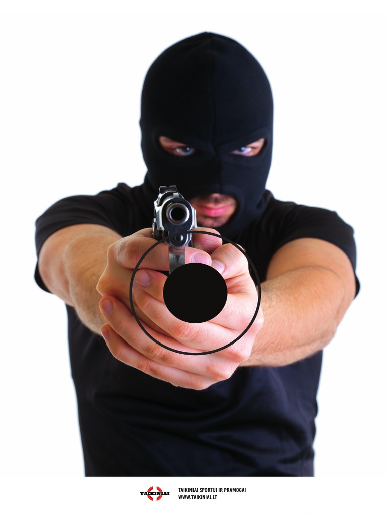 Taikiniai Spausdinimui PDF Zmogus Su Ginklu | PDF