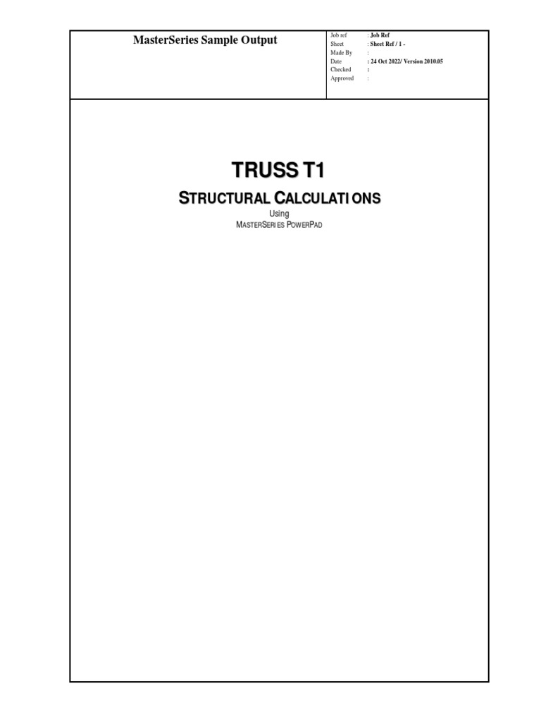 Master Series Truss Analysis | PDF | Civil Engineering | Mechanical ...
