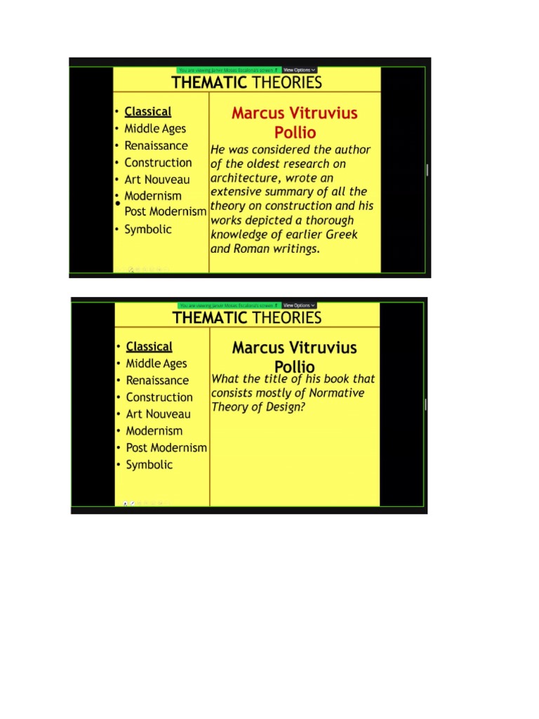 Theory of Architecture | PDF