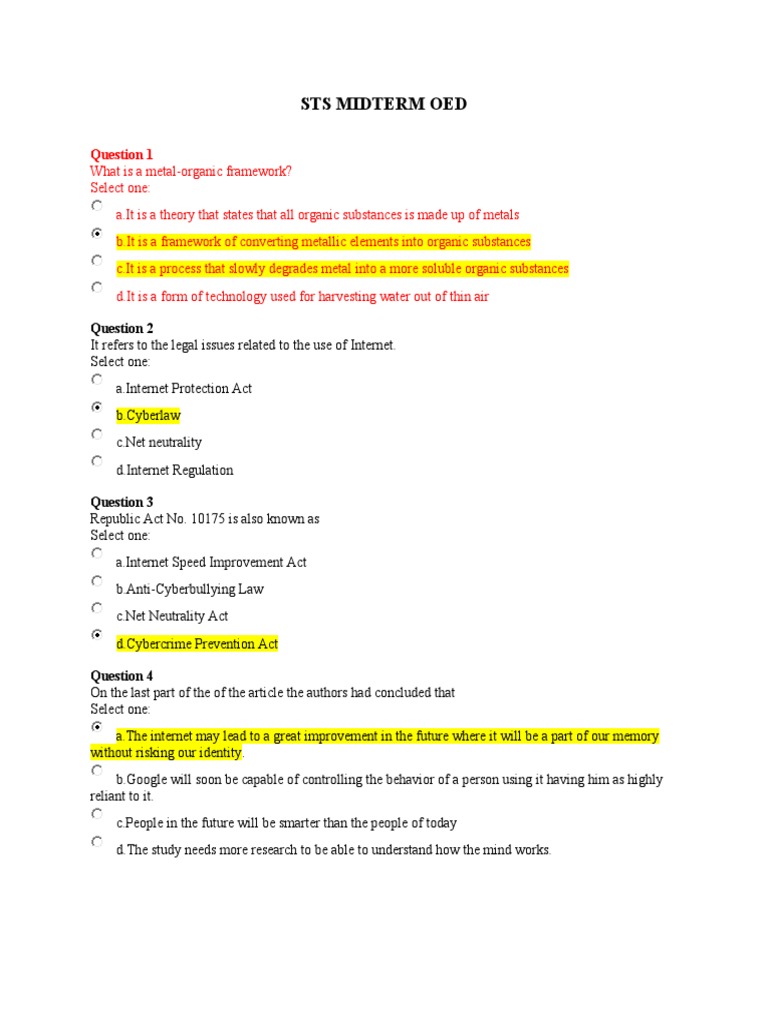 Sts Midterm Exam | PDF | Science | Clinical Trial
