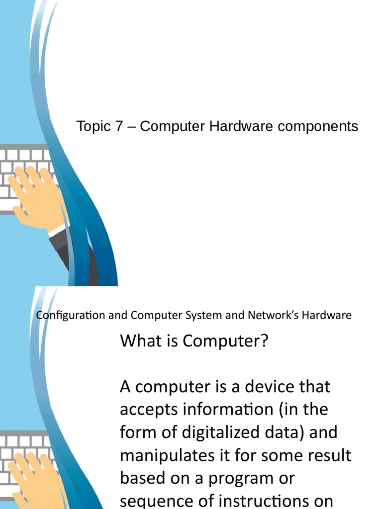Ict 10 First Quarter Topic-7-Computer-Hardware | Download Free PDF | Hard Disk Drive | Computer ...