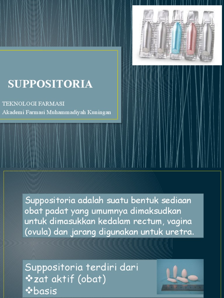 TEKNIK PEMBUATAN SUPPOSITORIA | PDF