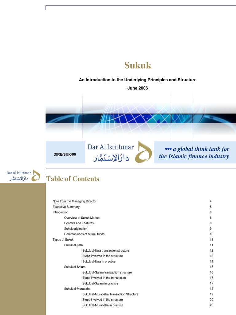 Sukuk Structures | PDF | Islamic Banking And Finance | Securitization
