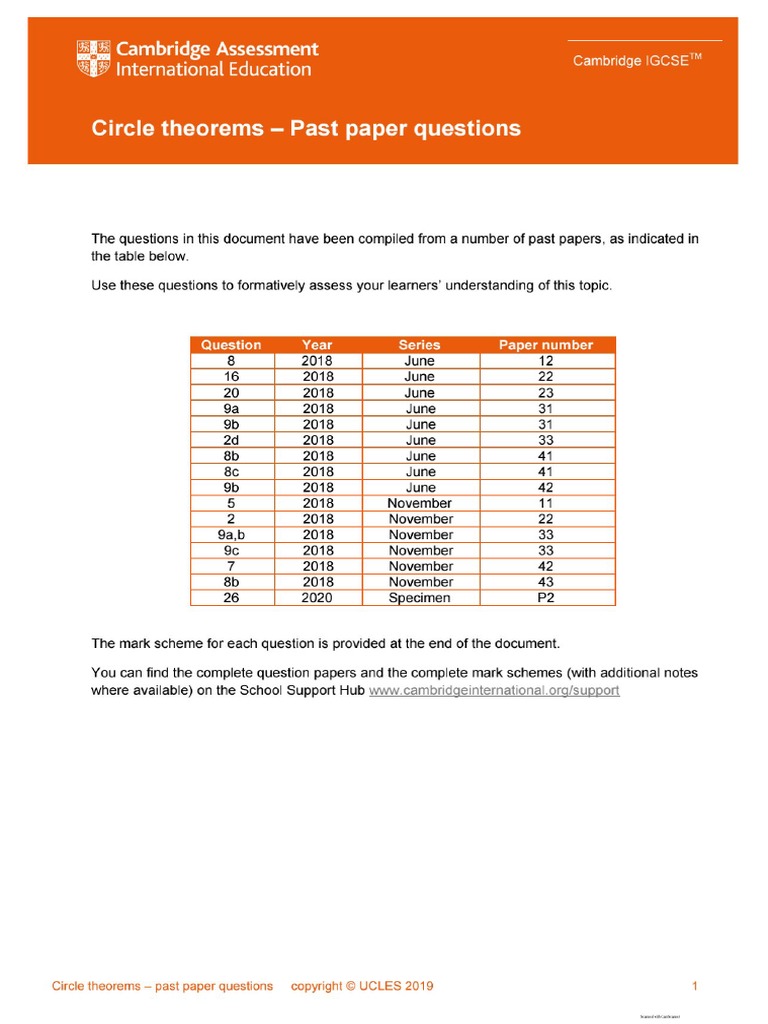 Handout Circles | PDF