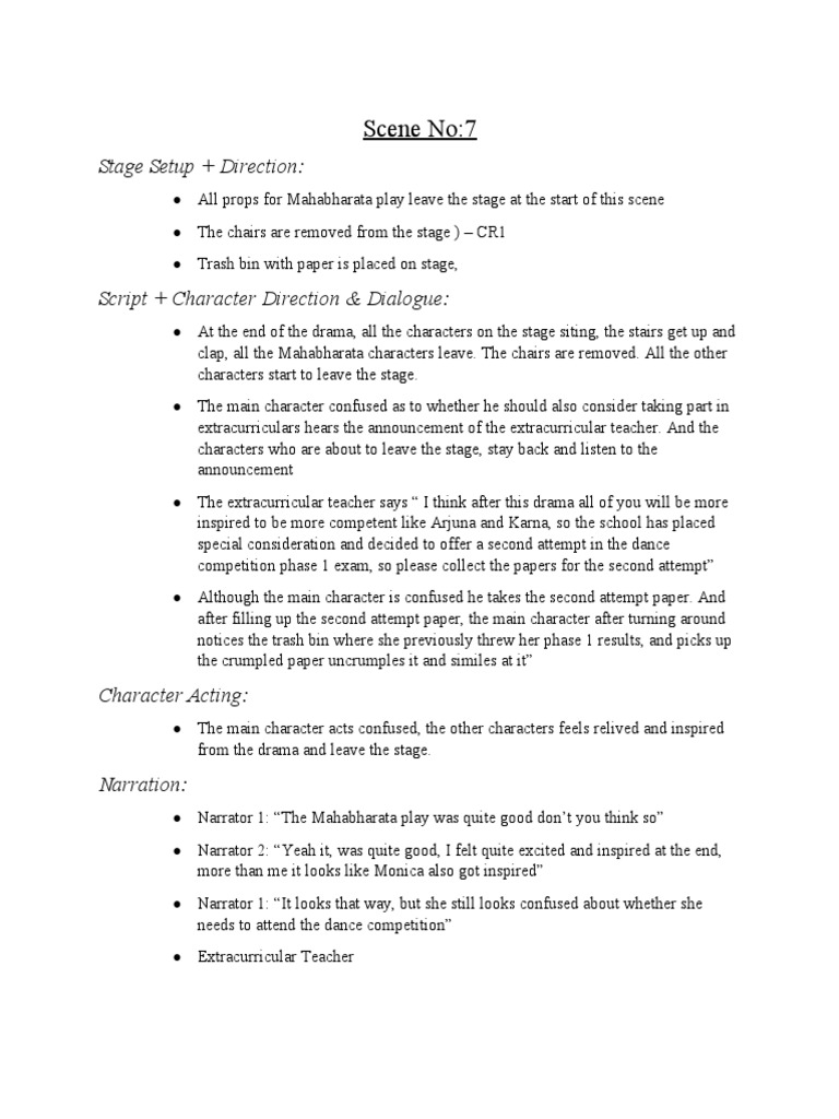 Script Modified 2nd Half | Download Free PDF | Dances