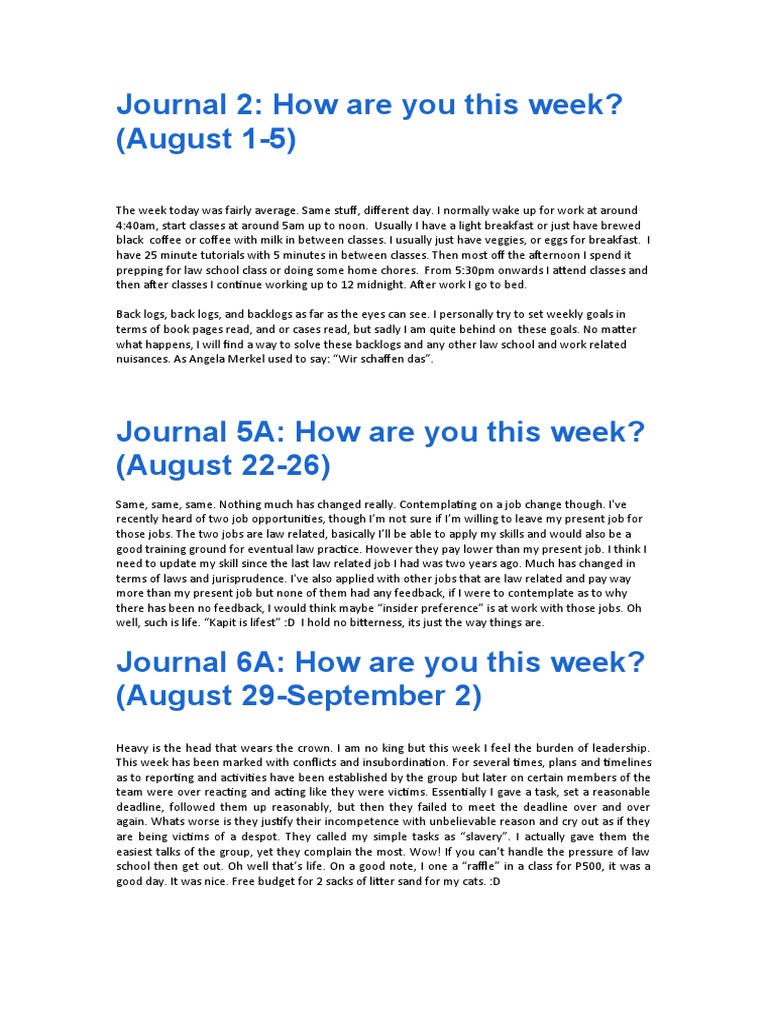 Journal 2 | PDF