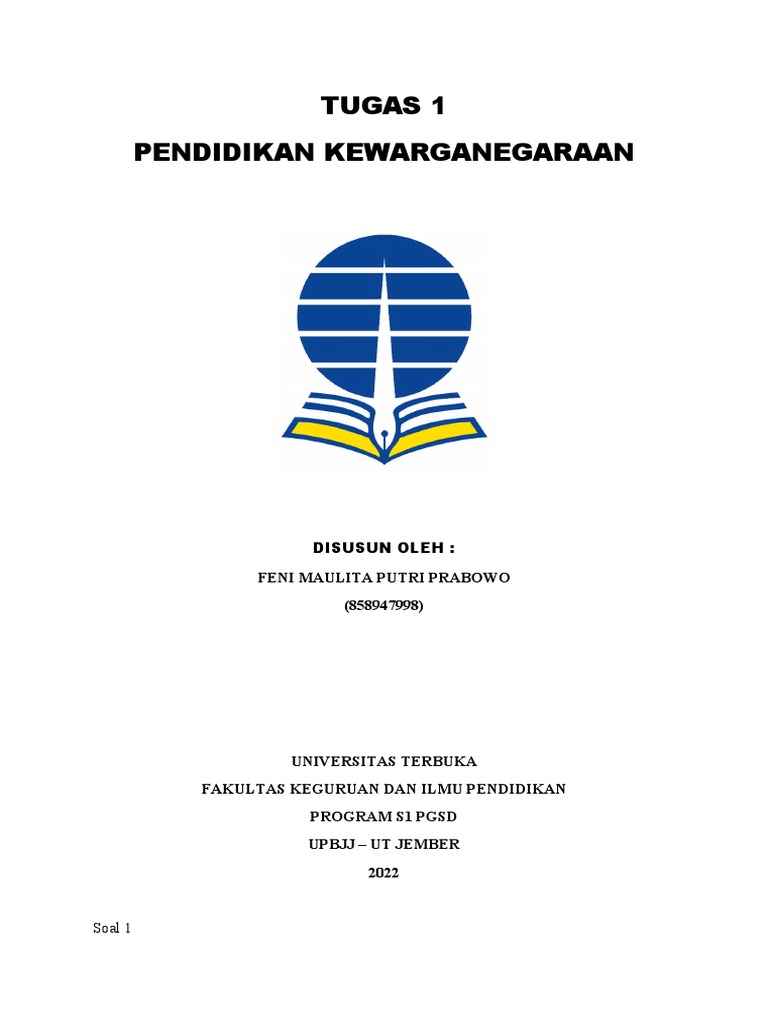 Feni Maulita-858947998-Tugas PKN | PDF | Politik | Ilmu Sosial