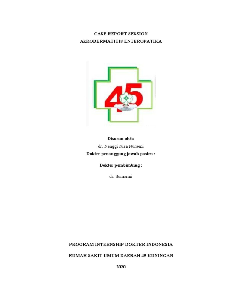 Akrodermatitis Enteropatika: Laporan Kasus | PDF | Kesehatan Holistik