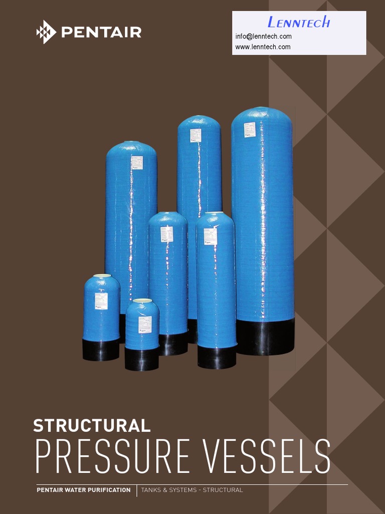 Pentair Structural Pressure Vessels Guide | PDF | Water Heating | Water