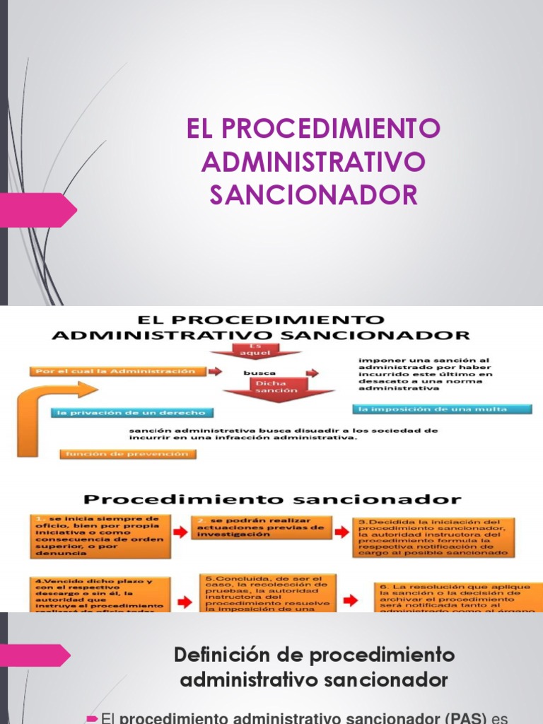 El Procedimiento Sancionador | PDF | Estatuto de limitaciones | Multa (pena)