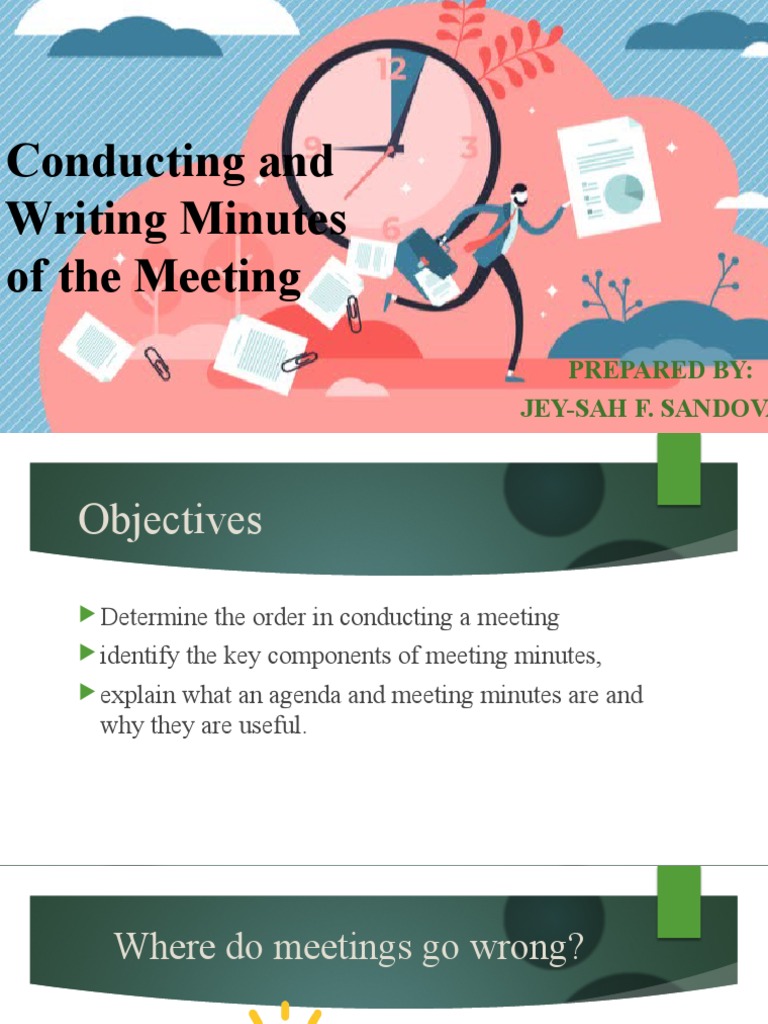 Writing Effective Meeting Minutes | PDF | Agenda (Meeting) | Decision ...