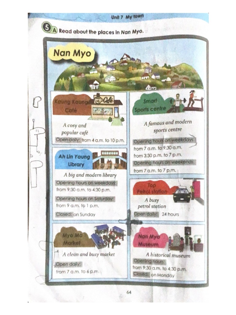 Unit 7 My Town | PDF