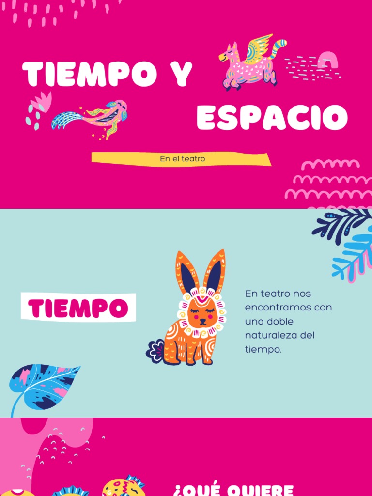 Tiempo y espacio en el teatro | PDF | Teatro
