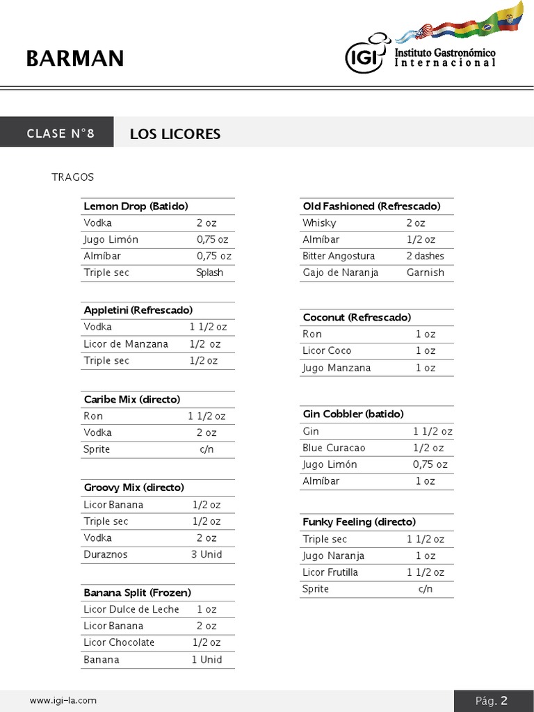 Barman - Clase 8 | PDF