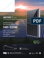 (ASTRONERGY) Datasheet - ASTRO N5 - 560 - 580 N-TYPE - MONOFACIAL | PDF ...