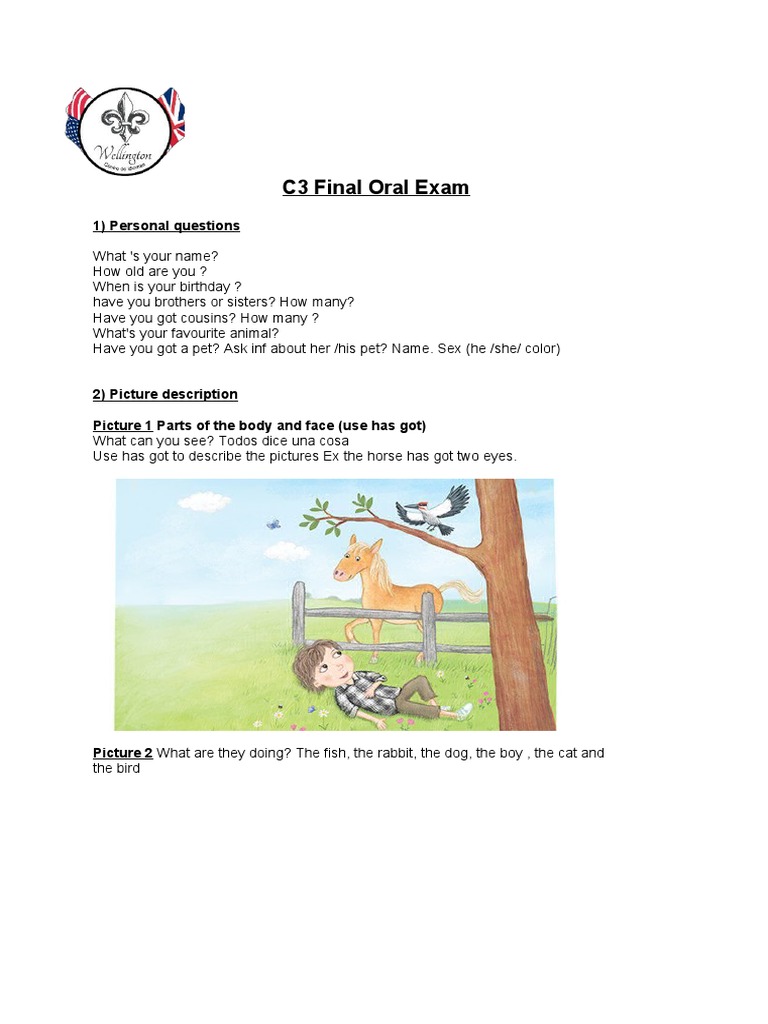 C3 Final Oral Exam | PDF