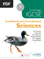 Cambridge IGCSE®Combined and Co-Ordinated Sciences Coursebook | PDF