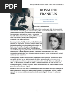 Actividad Lectura Rosalind Franklin 7-8-9 | PDF | Adn