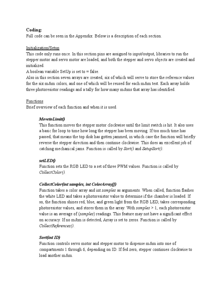 Coding Breakdown | PDF | Parameter (Computer Programming) | Function (Mathematics)