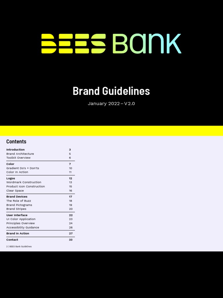BEES Bank Brand Guidelines 2022 | PDF | Icon (Computing) | Brand
