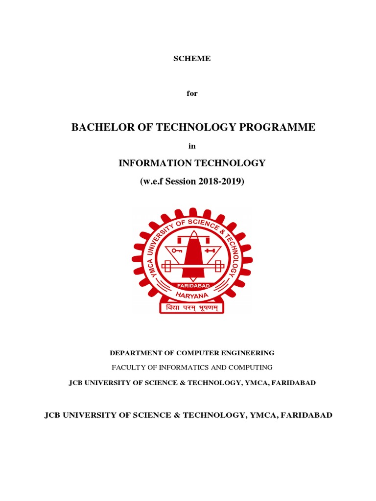 Btech It Syllabus Scheme 3rd Sem Onwards 03102018 | PDF | Engineering | Organizational Behavior