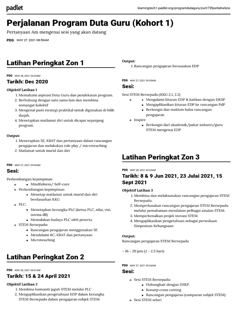 Perjalanan PDGkohort 1 | PDF