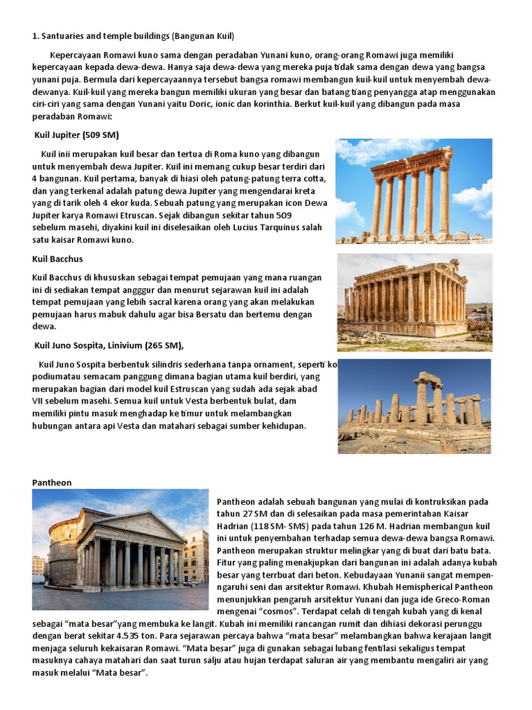 Arsitektur Romawi Kuno | PDF | Seni