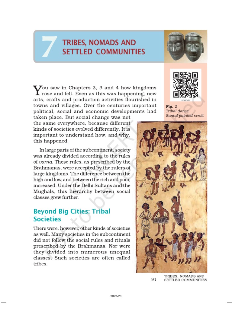 Tribes, Nomads and Settled Communities | PDF