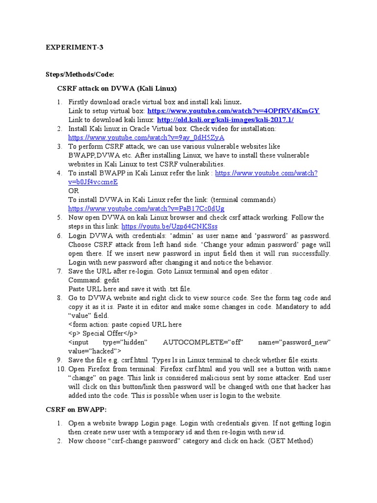 WMS Experiment-1.3 | Download Free PDF | Password | Login