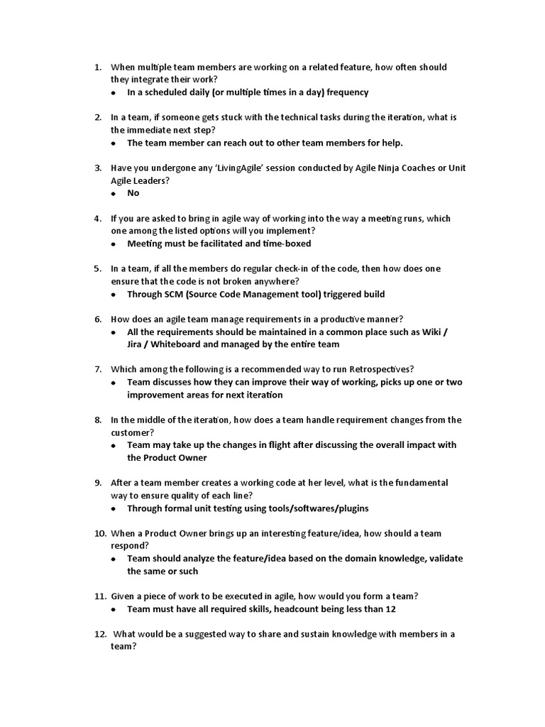 Agile E1 - Competency QA | PDF | Agile Software Development | Scrum (Software Development)