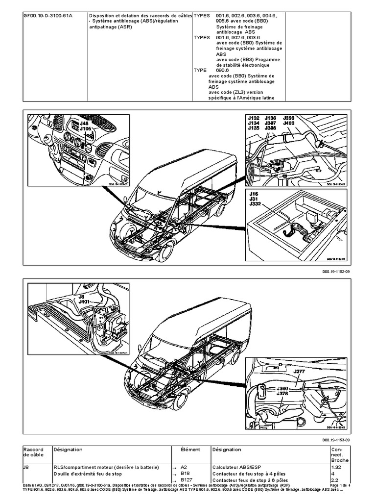 Schéma ABS 9036621R331262 | PDF | Système anti-blocage des roues ...