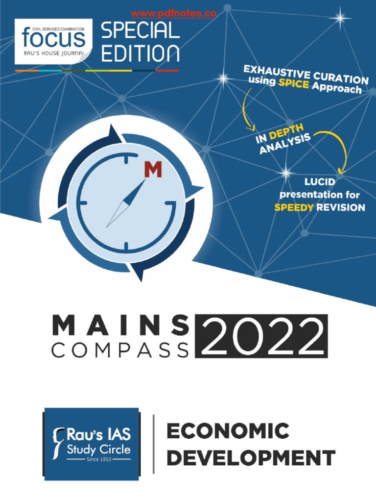 Raus IAS Economy Compass 2022 | PDF | Agriculture | Economic Growth