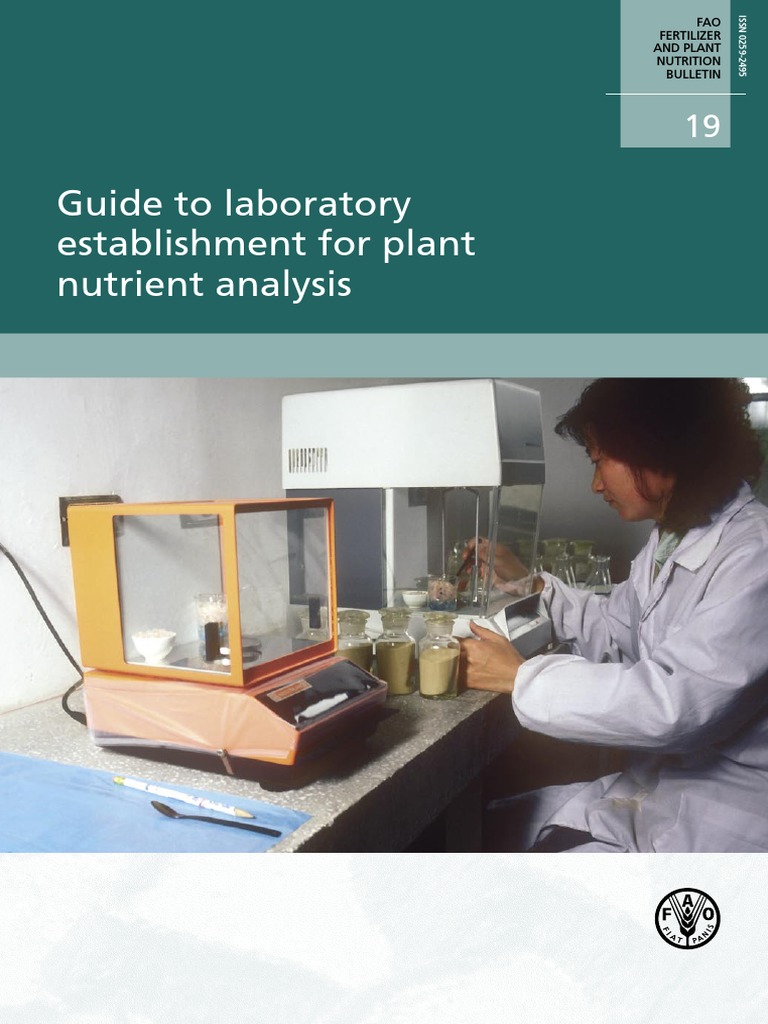 Guide To Laboratory Establishment For Plant Nutrient Analysis (PDFDrive ... Guide To Laboratory Establishment For Plant Nutrient Analysis (PDFDrive ...