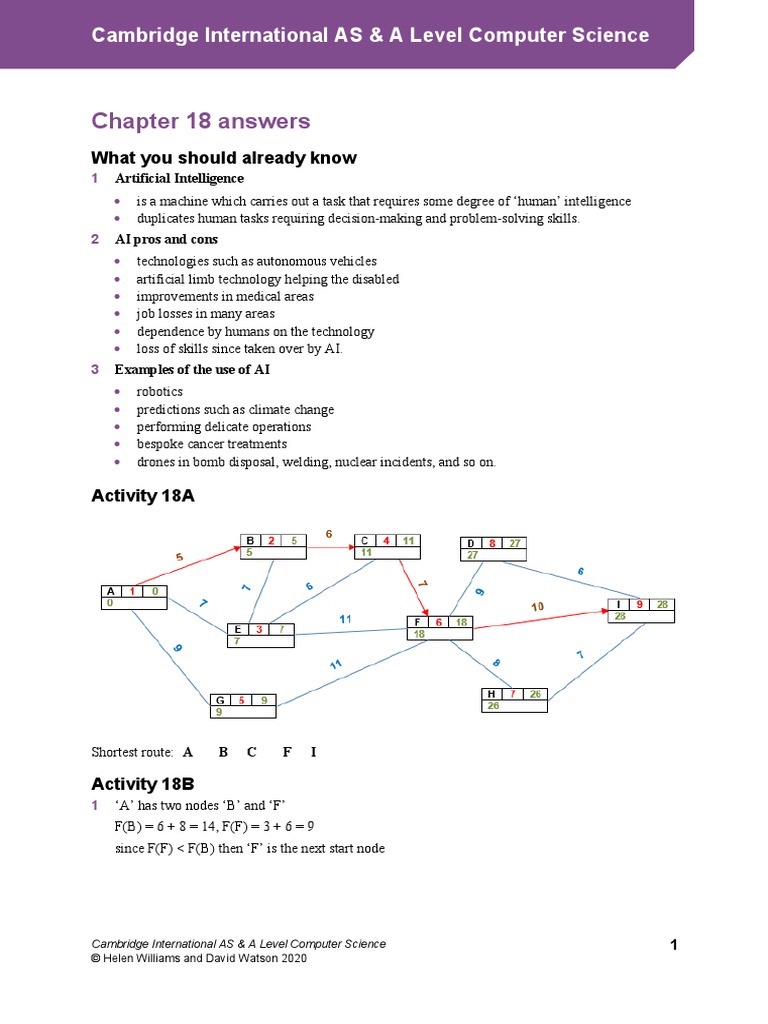 Chapter 18 SB Answers | PDF | Artificial Neural Network | Artificial Intelligence