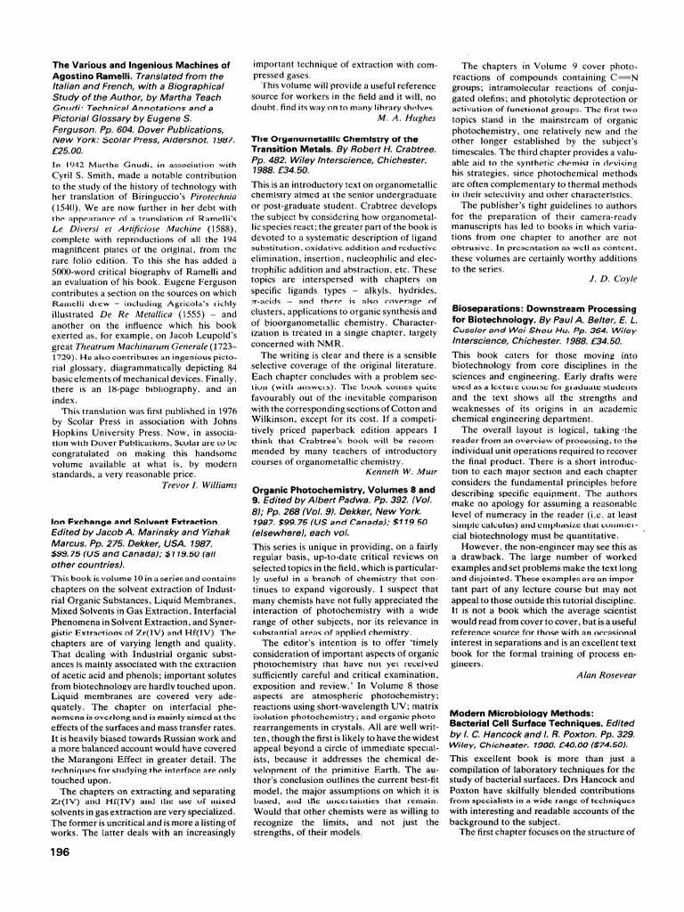 Fdocuments - in - Bioseparations Downstream Processing For Biotechnology by Paul A Belter | PDF ...