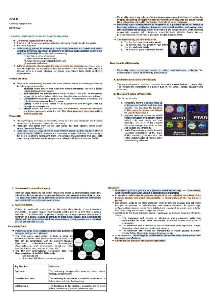 Uts Final Reviewer | PDF